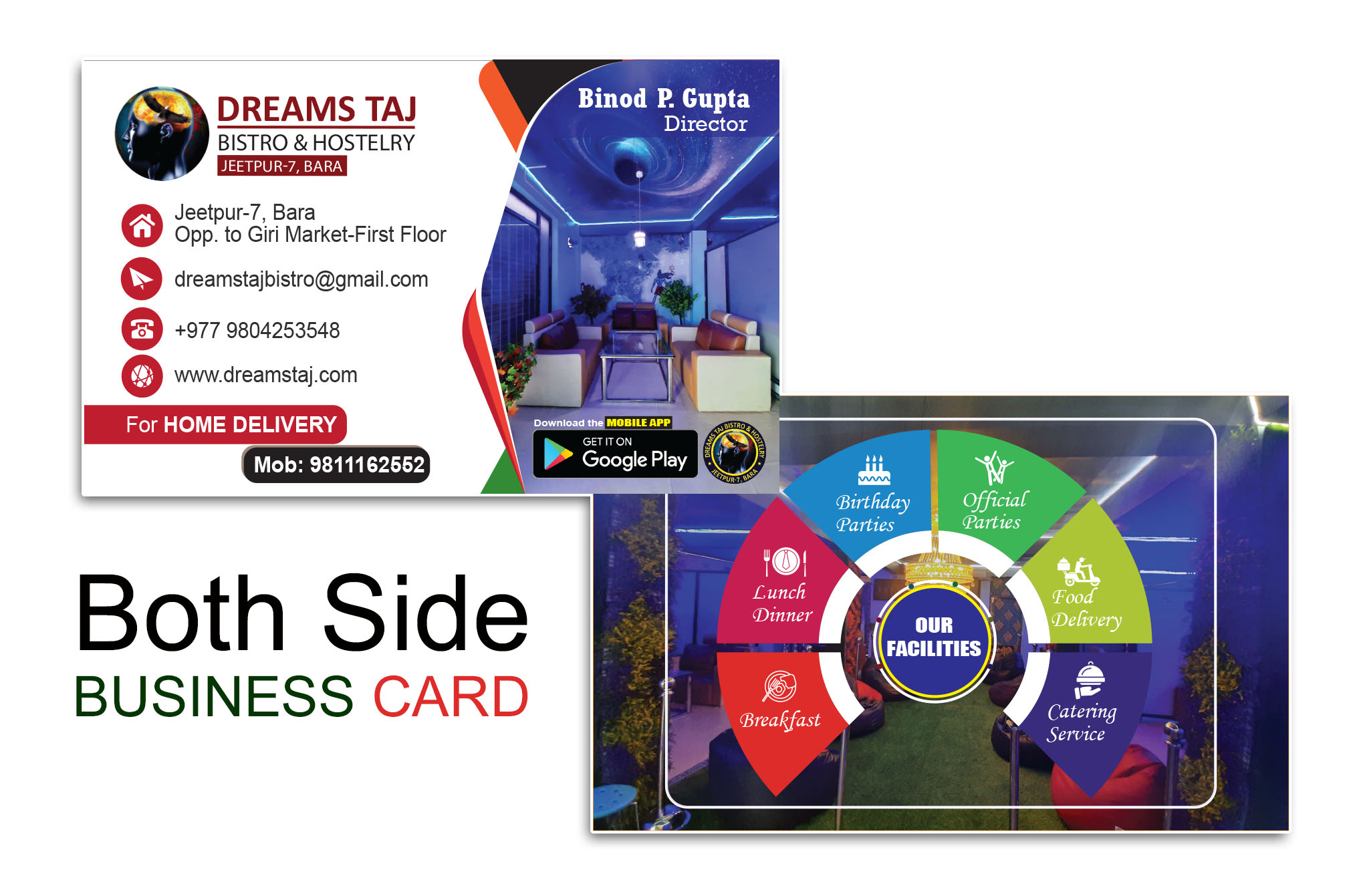 Business Card Design & Print Nrs. 1 only for per piece