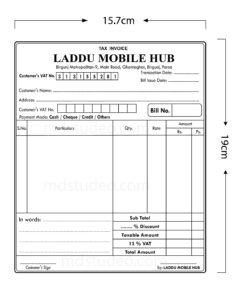 Learn More About Pan & Vat - Pan bill & Vat Bill format in Nepali & English
